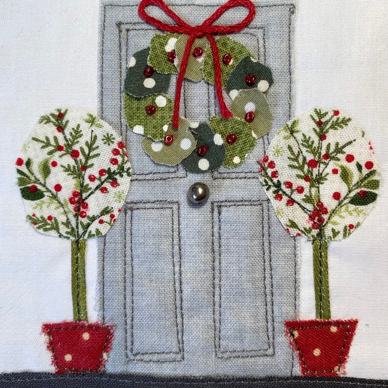 A Festive Door Christmas Card - Etsy UK