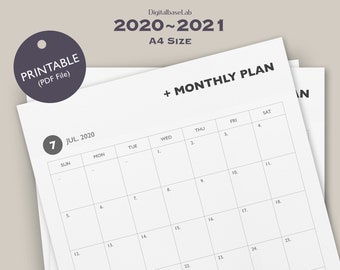 Undated Weekly Planner Printable/ Simple Weekly Organizer PDF/ - Etsy