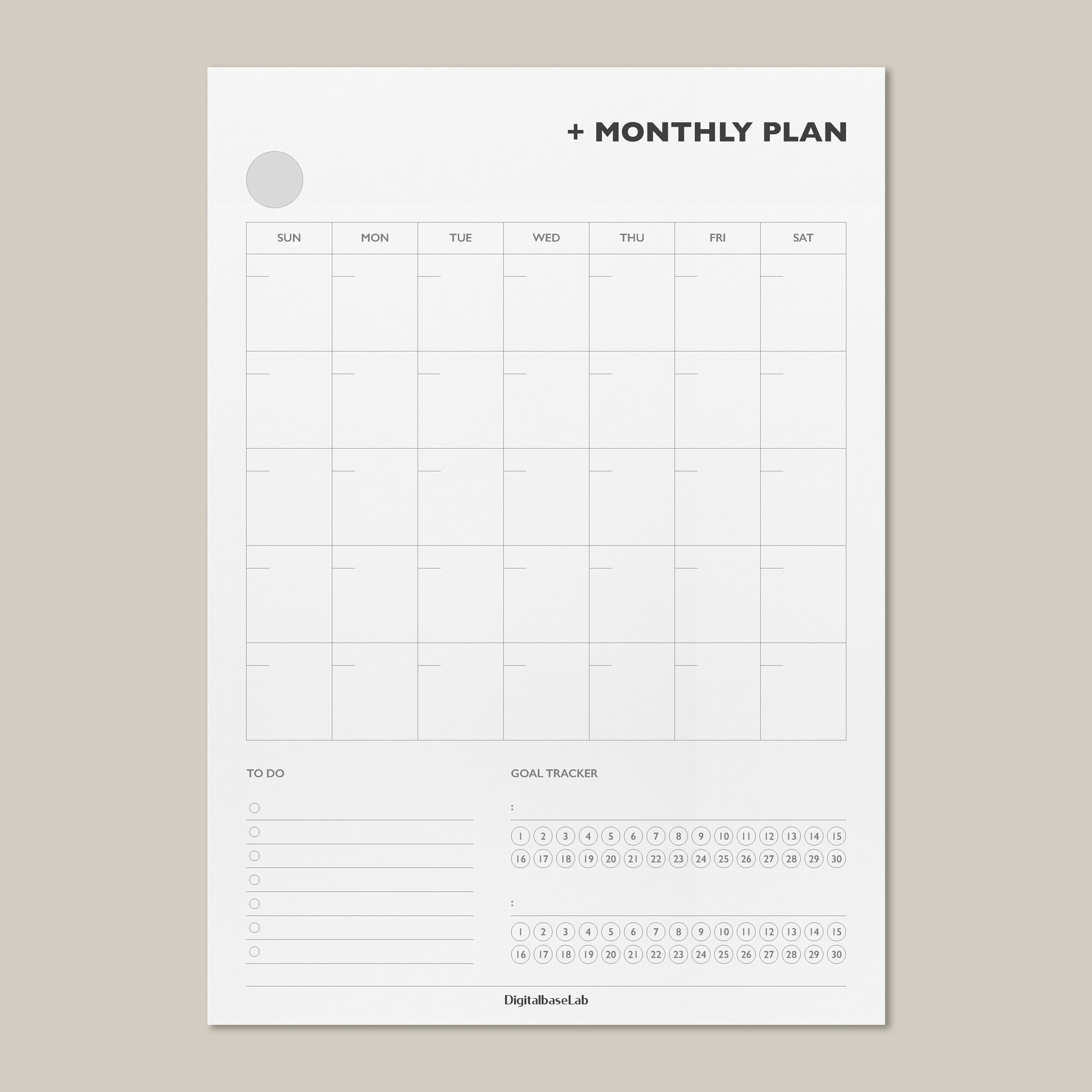 Monthly Planner Printable/ Planner Inserts/ Planner Pages/ - Etsy