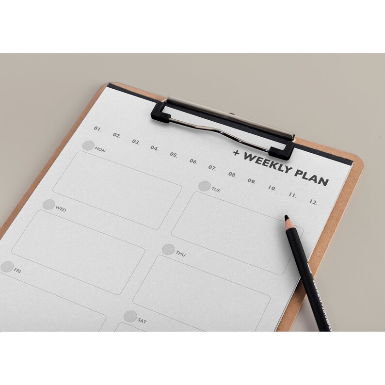 Weekly Planner Printable/ Planner Inserts/ Planner Pages/ Undated ...