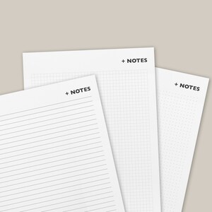 Printable Paper/ Lined, Dot, Grid Paper/ Lined, Dotted, Grid Paper/ A4 ...
