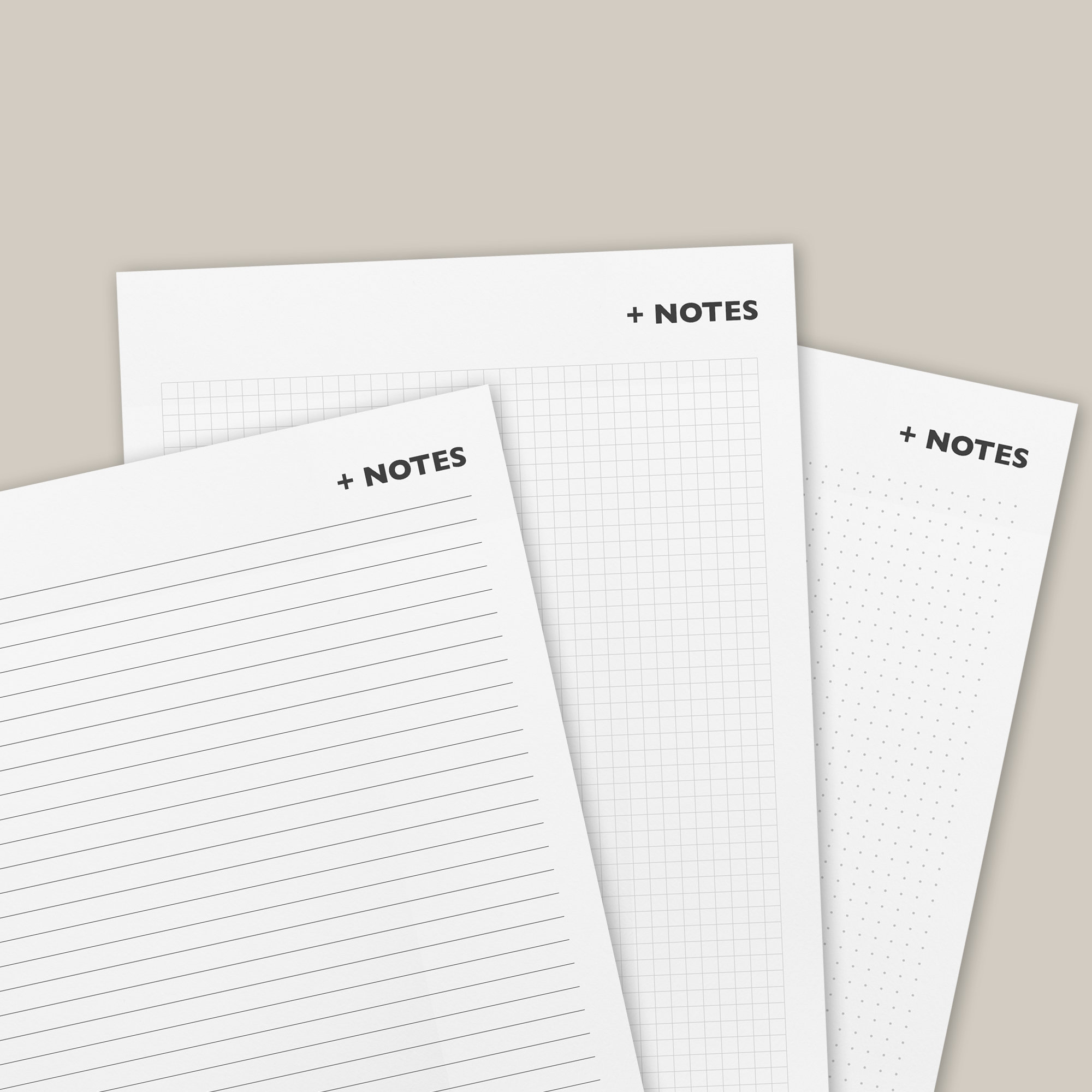 Printable Paper/ Lined Dot Grid Paper/ Lined Dotted Grid - Etsy