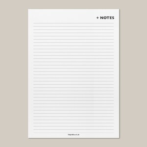 Printable Paper/ Lined, Dot, Grid Paper/ Lined, Dotted, Grid Paper/ A4 ...