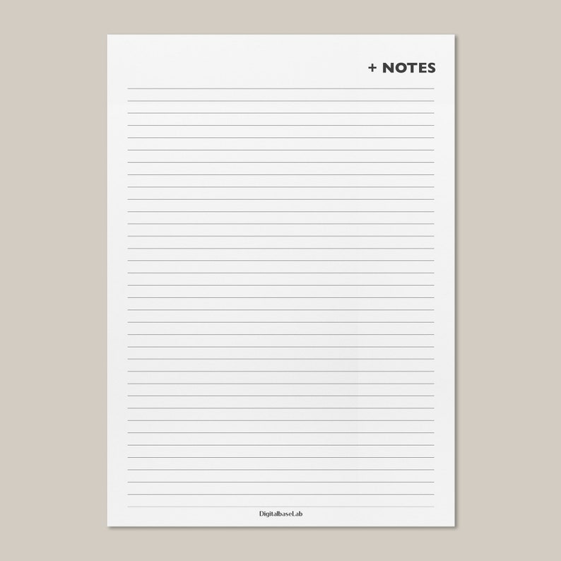 Printable Paper/ Lined Dot Grid Paper/ Lined Dotted Grid | Etsy