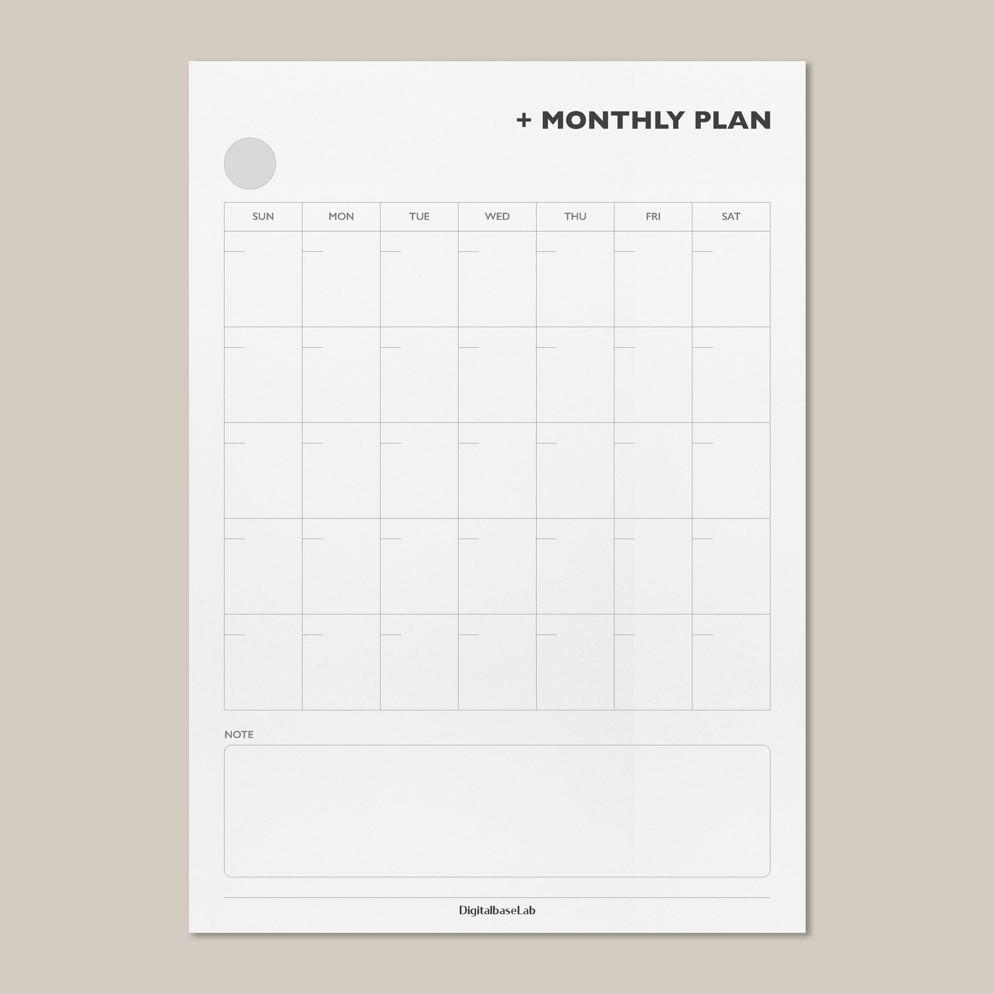 Monthly Planner Printable/ Planner Inserts/ Planner Pages/ - Etsy