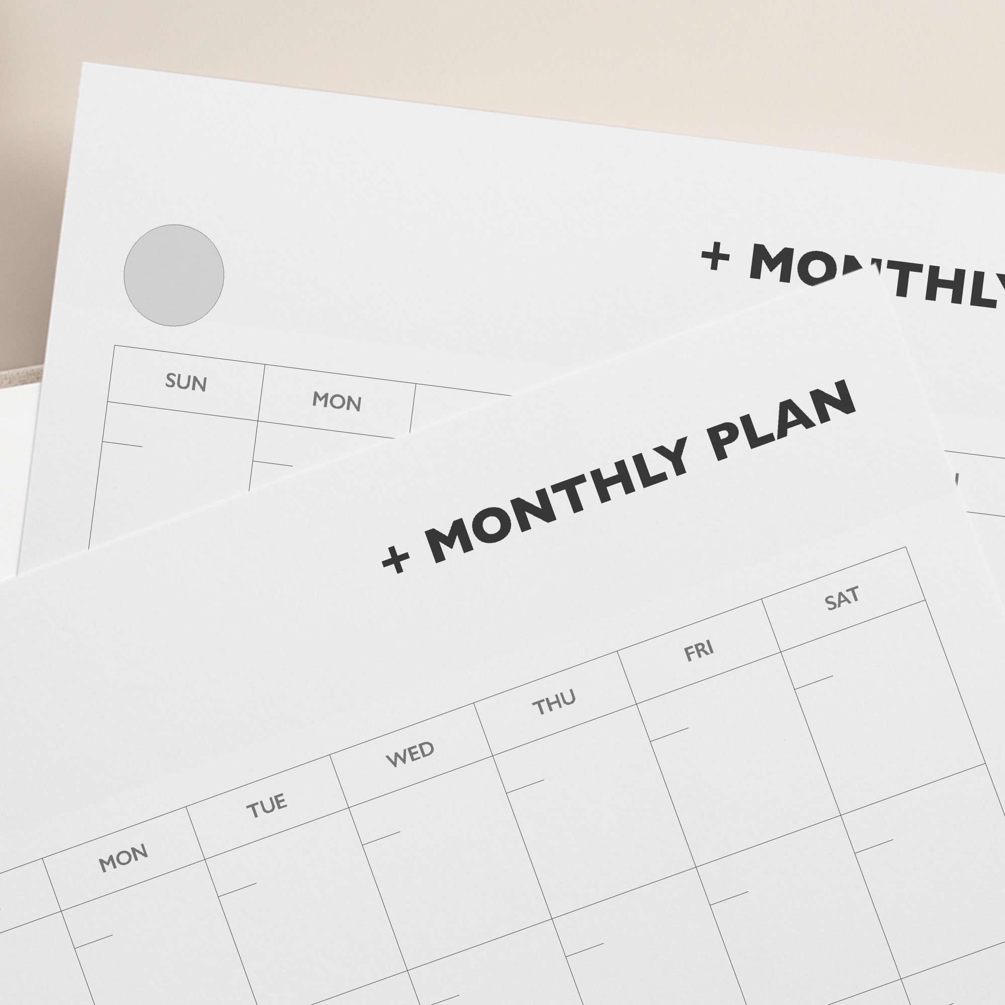 Monthly Planner Printable/ Planner Inserts/ Planner Pages/ - Etsy