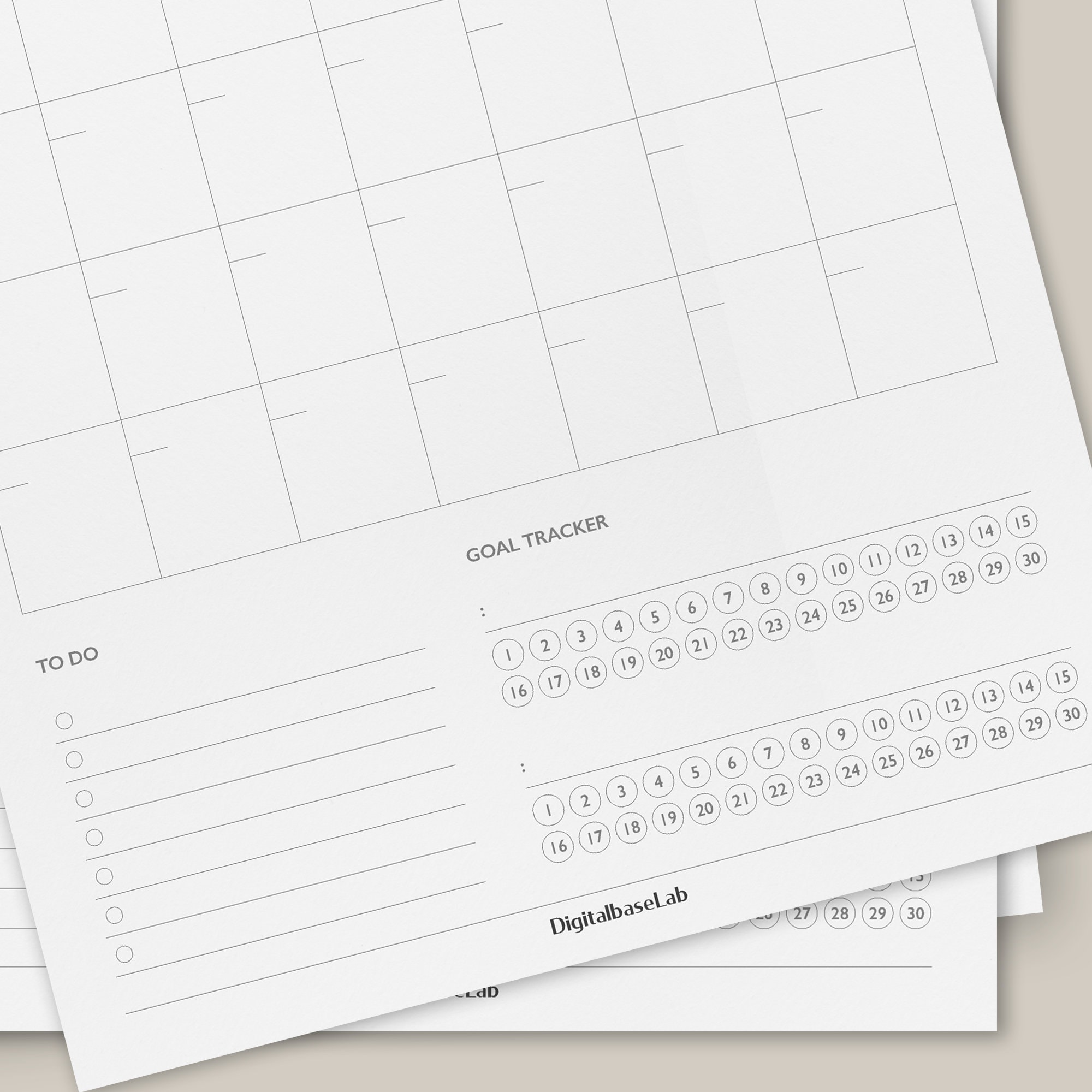 Monthly Planner Printable/ Planner Inserts/ Planner Pages/ - Etsy