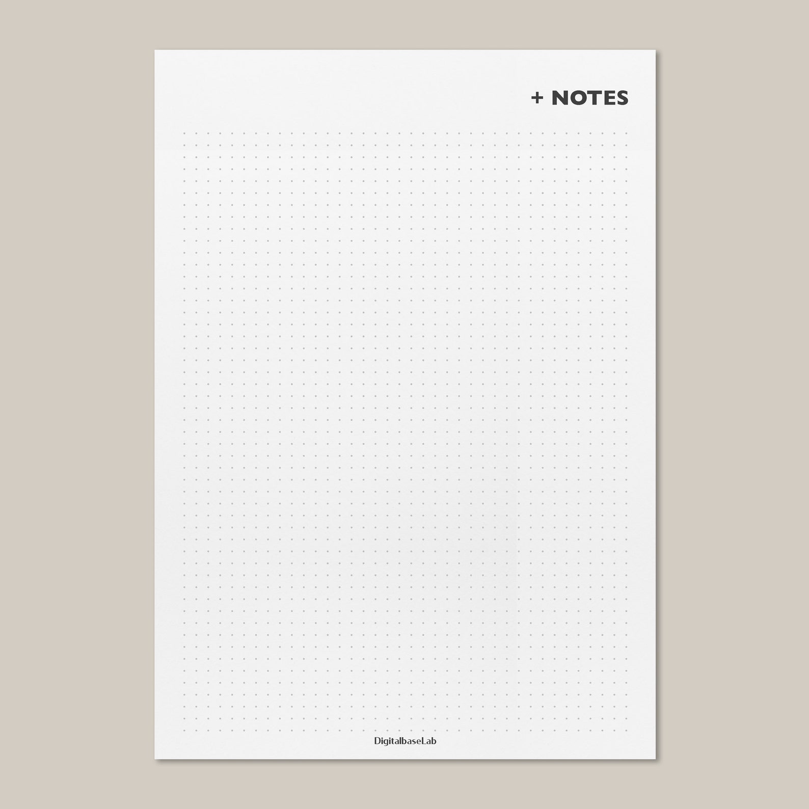 Printable Paper/ Lined Dot Grid Paper/ Lined Dotted Grid | Etsy