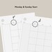 Undated Monthly Planner Printable/ Simple Organizer PDF/ - Etsy