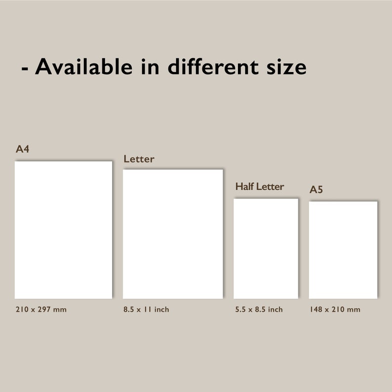 Undated Monthly Planner Printable/ Simple Organizer PDF/ - Etsy