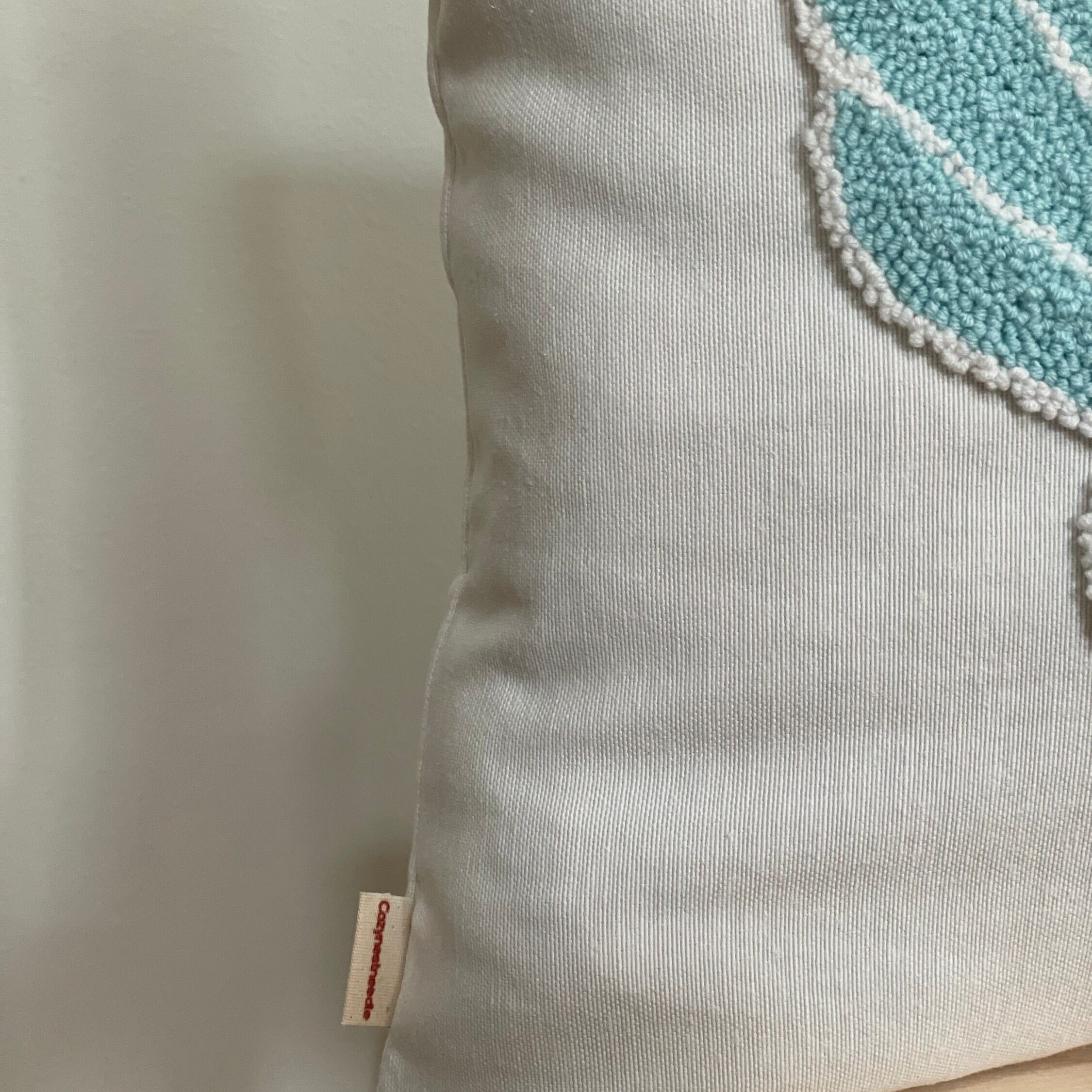 Sea Shell Punch Needle Tufted Pillow Case for Summer House Punch Needle ...