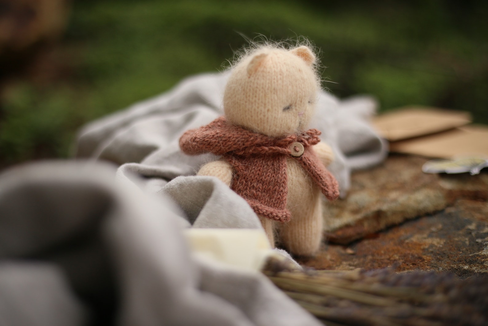 Soft Toy Handmade Toy Handmade Kitten Knit Toy Handmade Gift Unique Toy ...