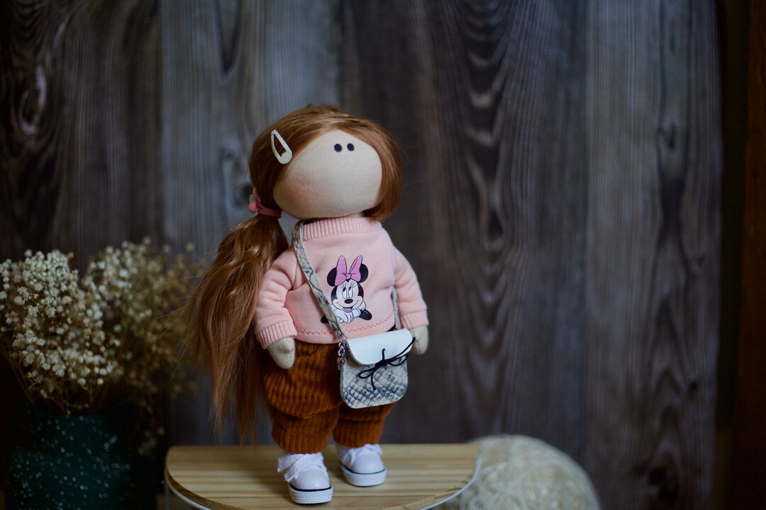 Doll Art Handmade Doll Collectible Fabric Doll Handmade Doll Tilda Doll ...