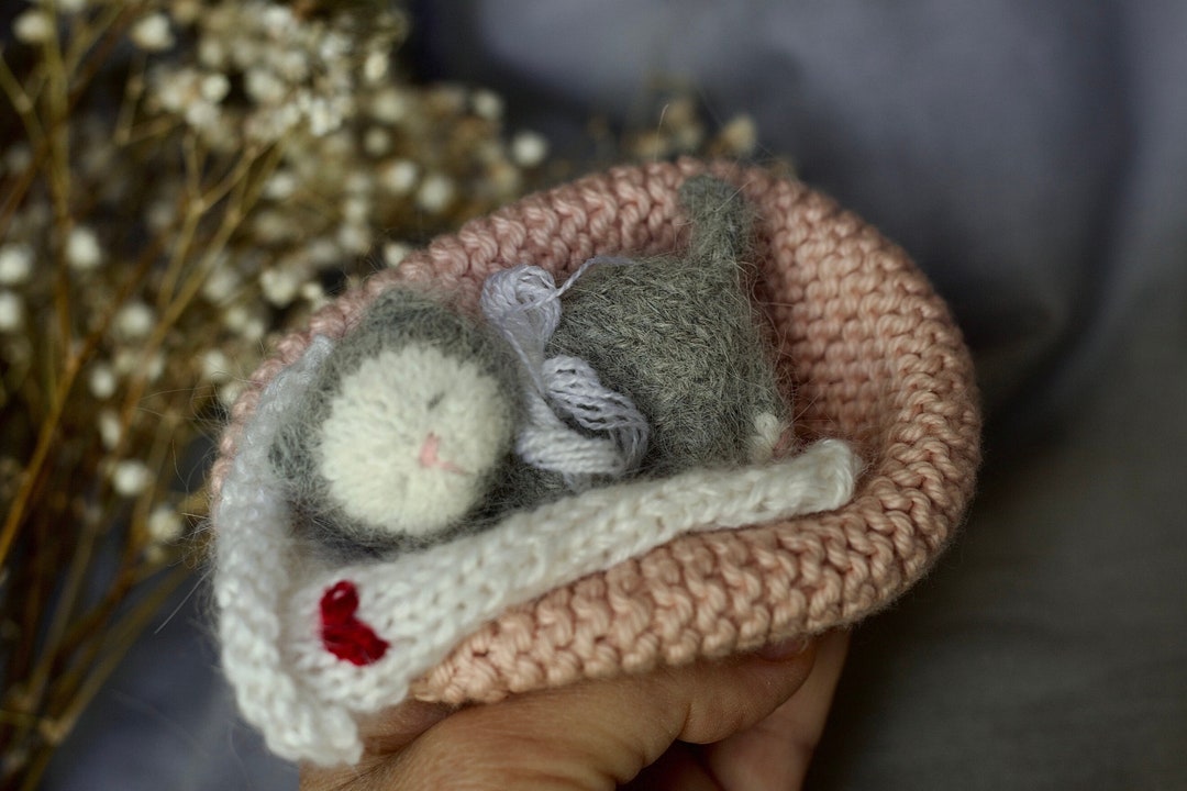 Soft Small Toy Kitten Real Looking Kitty Realistic Cat Toy Stuffed ...