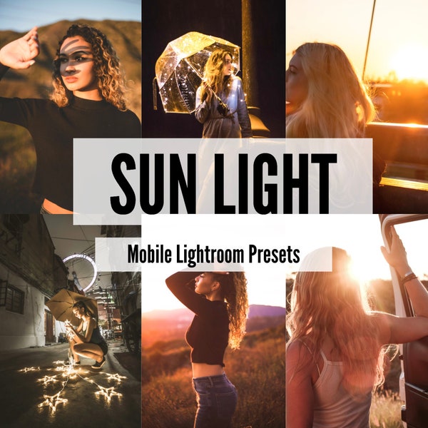Sun Light Preset Lightroom - Etsy