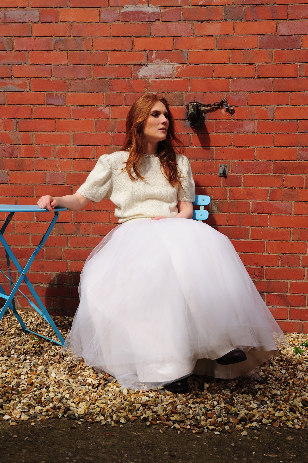 White Tuille Bridal Skirt | Maxi Wedding Skirt | Handmade From ...