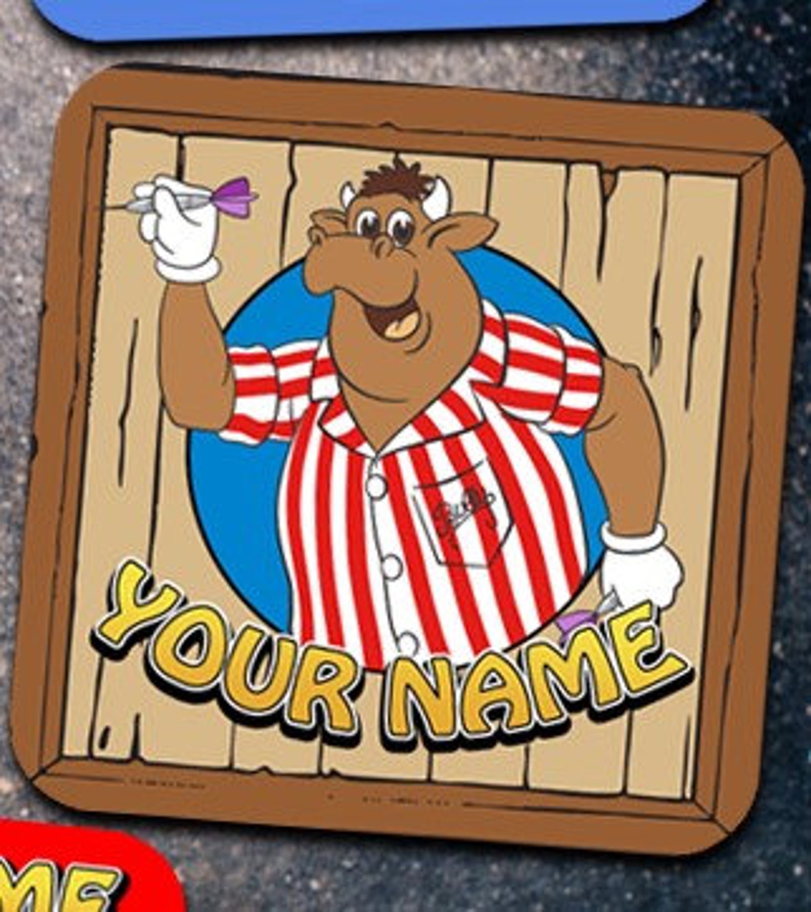 Bullseye Beer Mats Create Your Own - Etsy UK