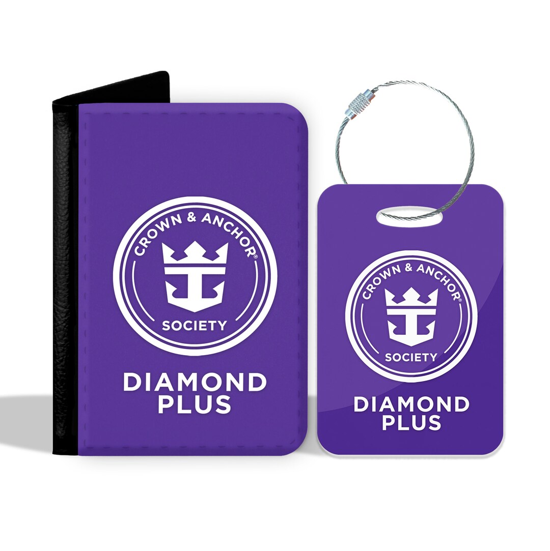 Royal Caribbean Crown and Anchor Diamond Plus - Tag and Passport Cover ...