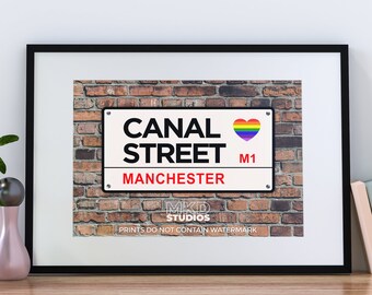 Manchester Road Sign - Etsy