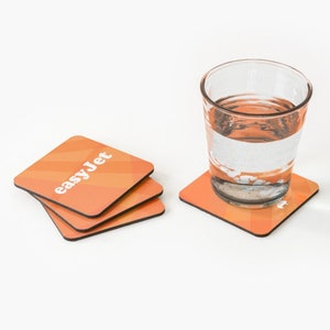 Easyjet - Set of 4 Wooden Coasters, Aviation, Cabin Crew, Flight ...
