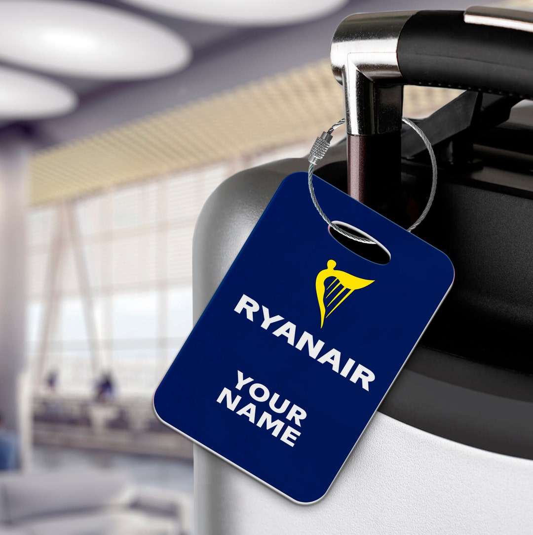 Ryan Air Personalised Tag - Aviation - Luggage Tag - Airline, Airport ...