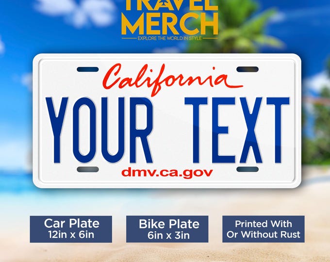 1982-1987 CALIFORNIA Matching Pair License Plates Vehicle Auto ...