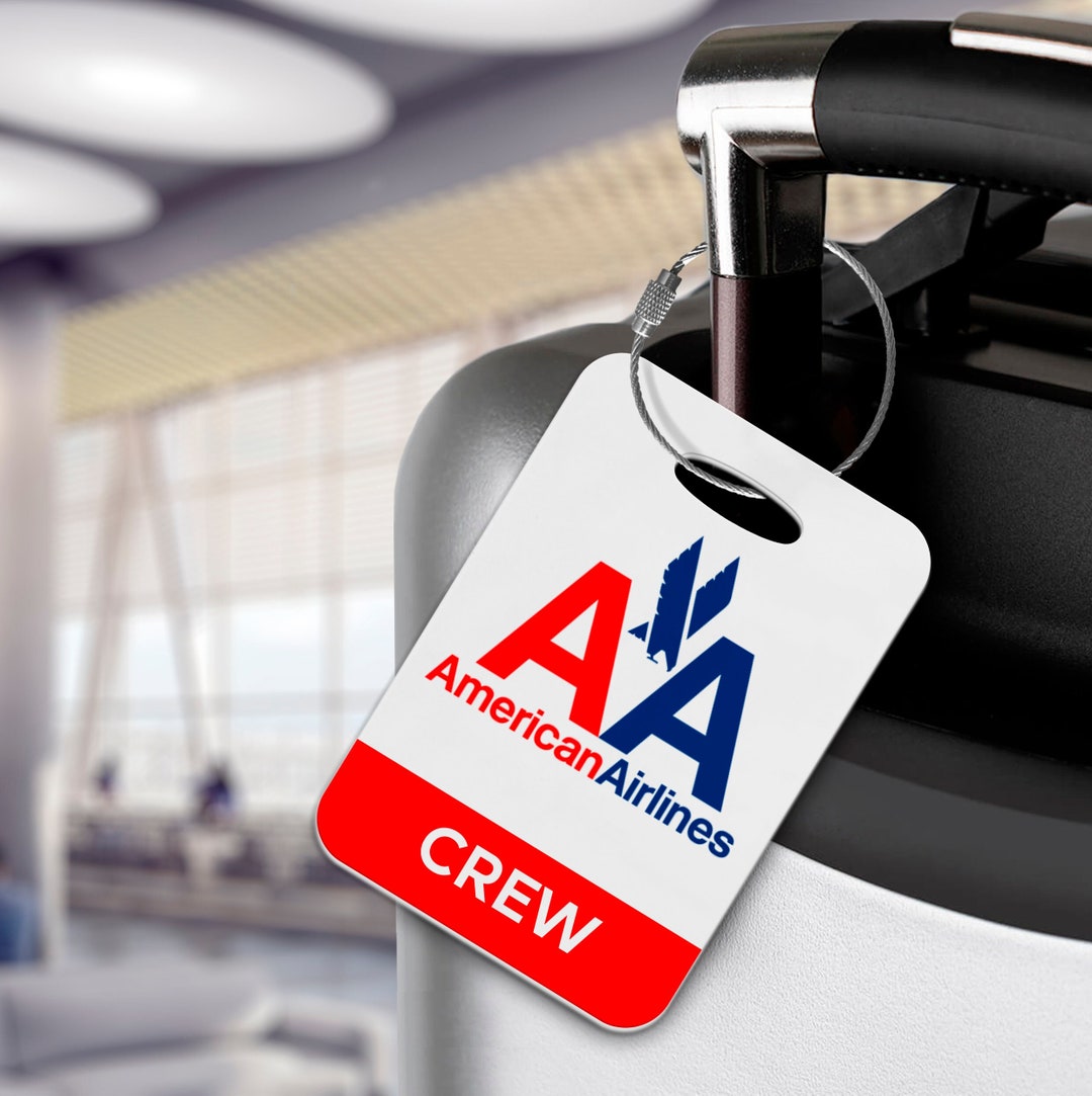 American Airlines Crew Luggage Tag - Limited Edition - Aviation, Retro ...