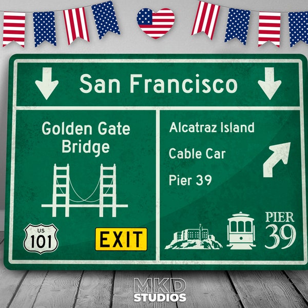 San Francisco Street Signs - Etsy