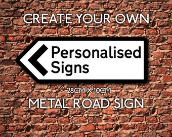 Personalised Road Signs - Etsy UK