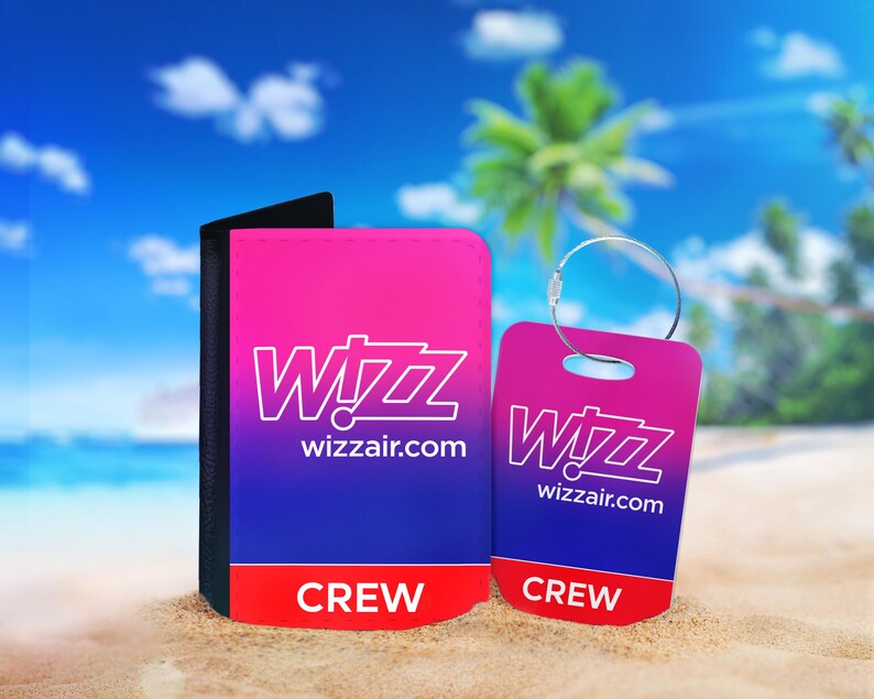 Wizz Air Crew Tags and Passport Covers - Aviation, Retro Livery ...