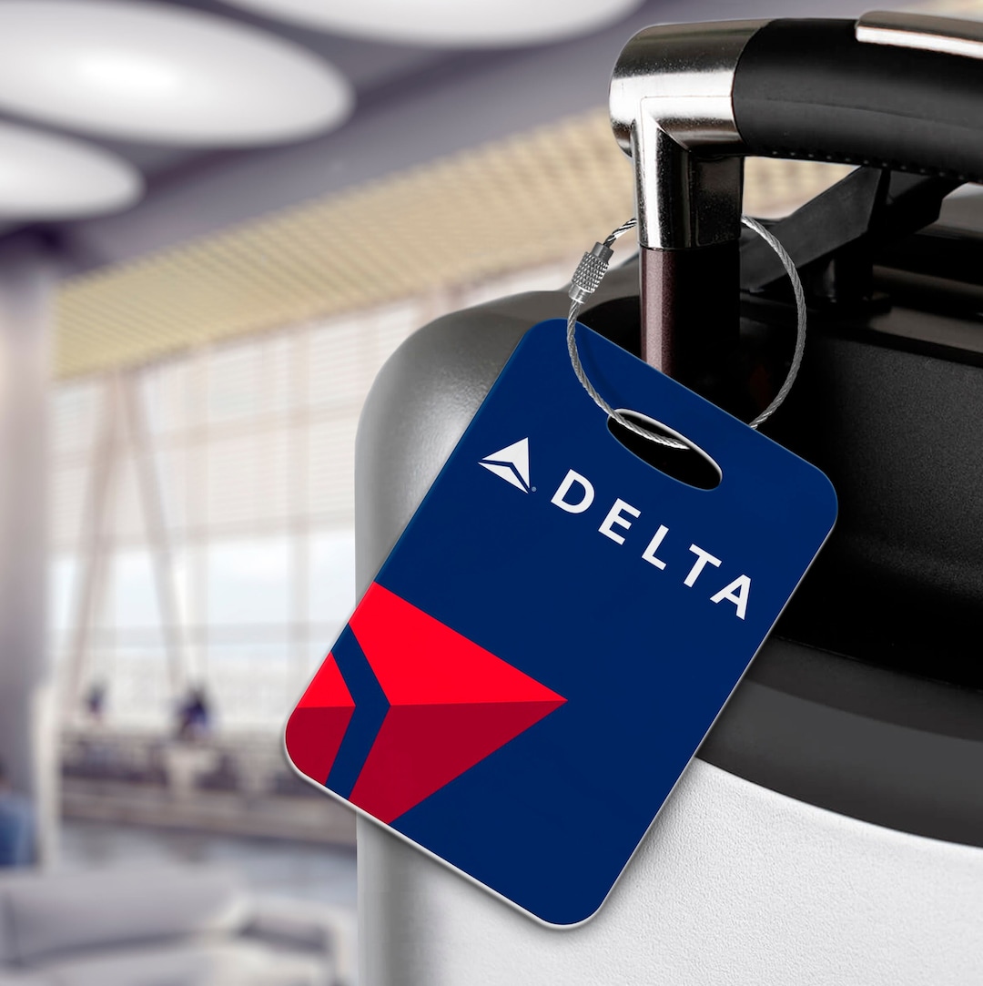 Delta Airlines Luggage Tag Limited Edition Cabin Crew, Aviation, Retro ...
