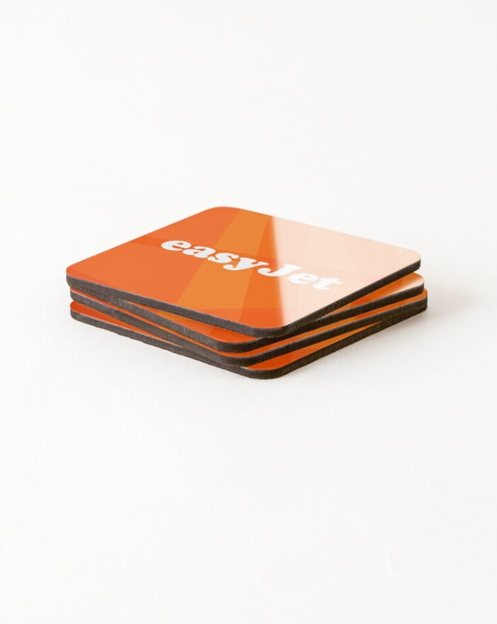 Easyjet - Set of 4 Wooden Coasters, Aviation, Cabin Crew, Flight ...