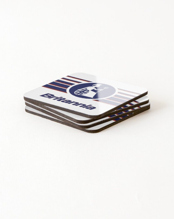 Britannia Airways Set of 4 Wooden Coasters Aviation Cabin - Etsy UK