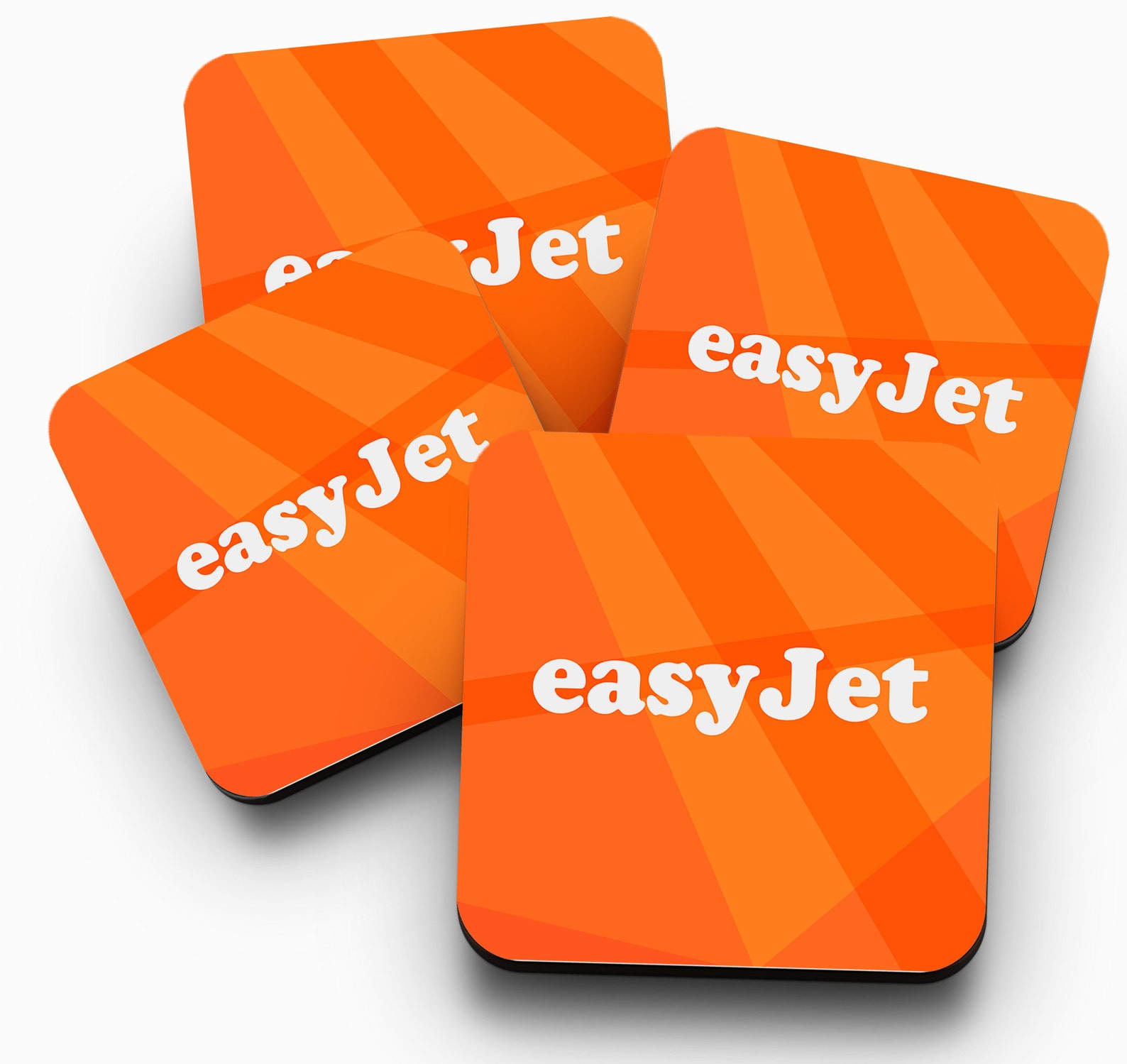 Easyjet Set of 4 Wooden Coasters Aviation Cabin Crew - Etsy UK