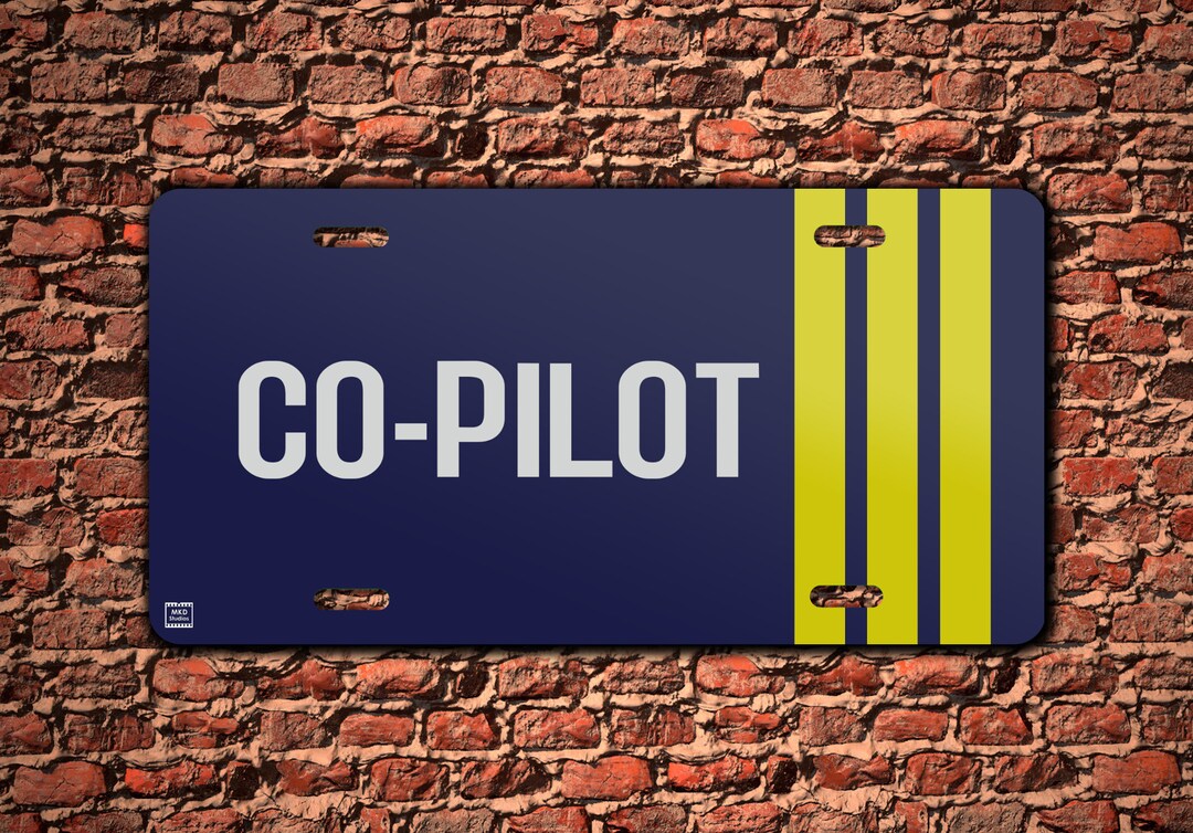 Co Pilot Aviation Sign - Etsy