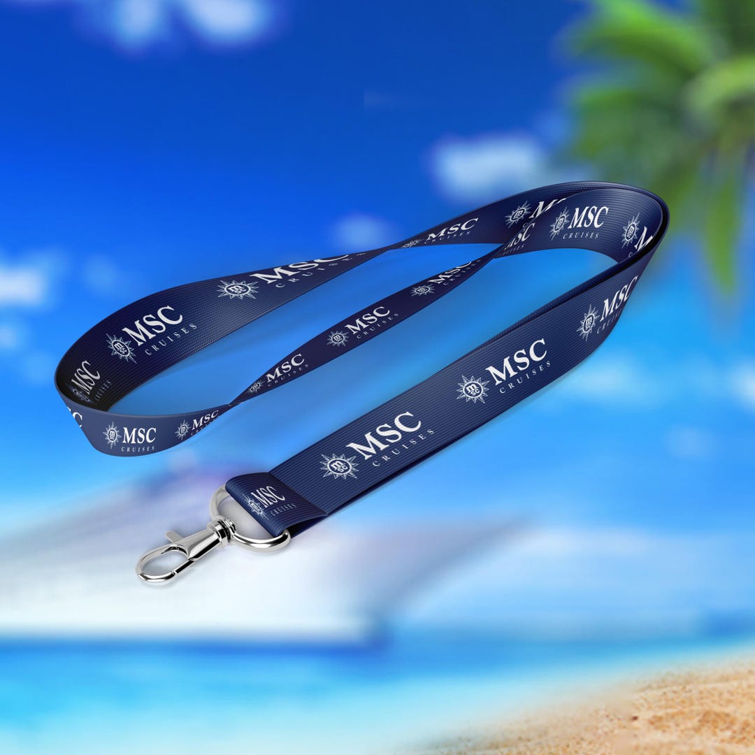 MSC Cruises Lanyard With ID Card Wallet - Cruise Ship - Travel Merch ...