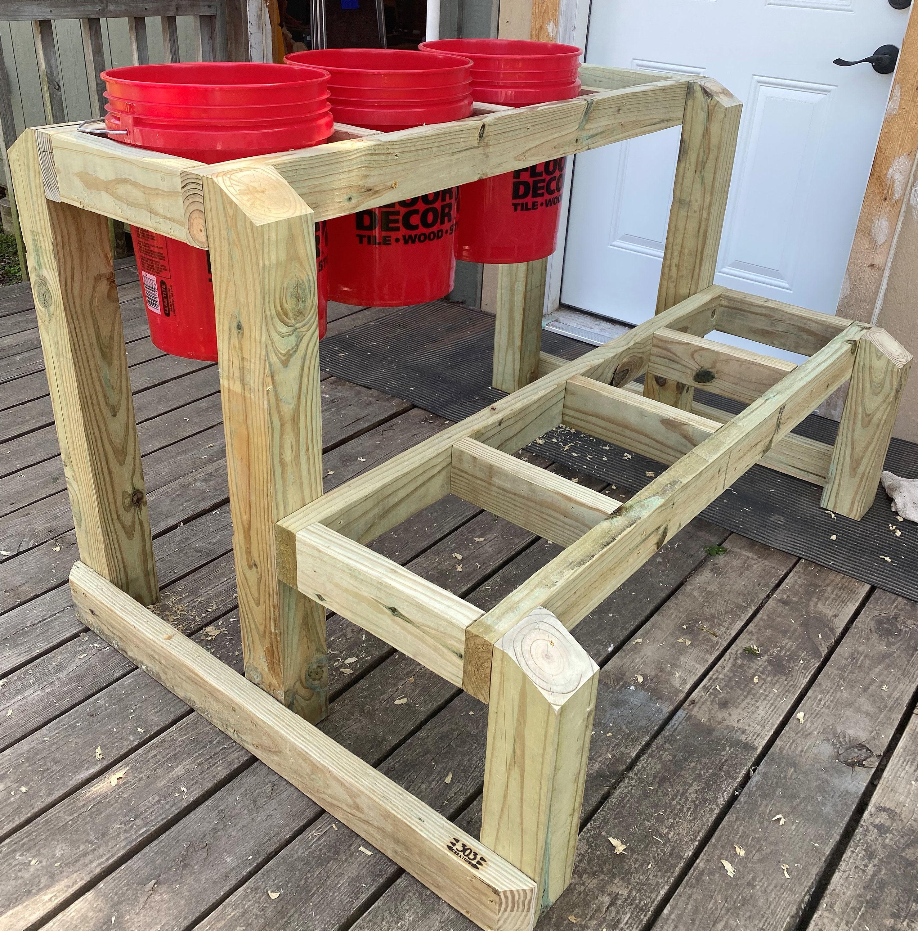 2 Tier Bucket Garden Plans - Etsy