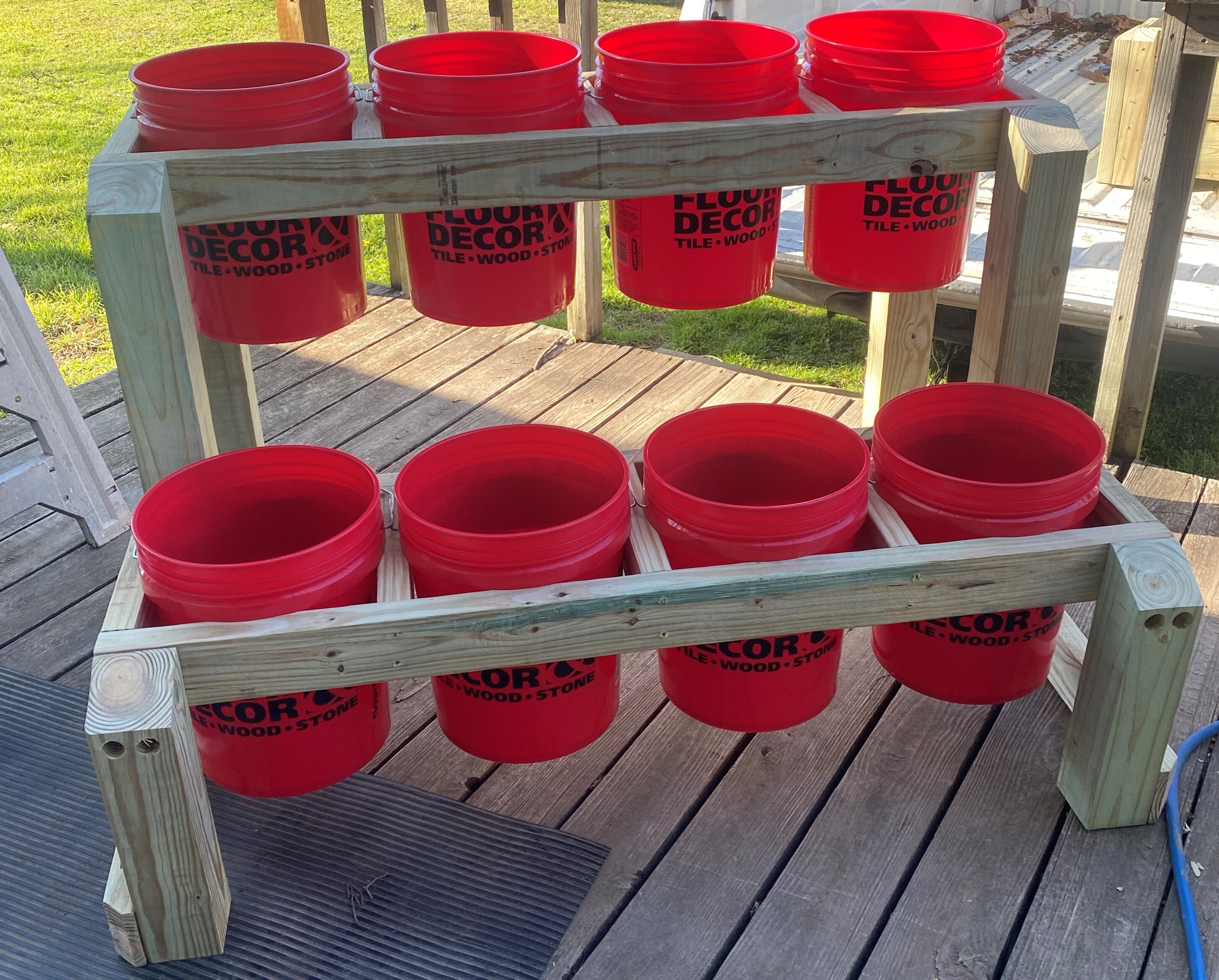 2 Tier Bucket Garden Plans - Instant Download - Etsy