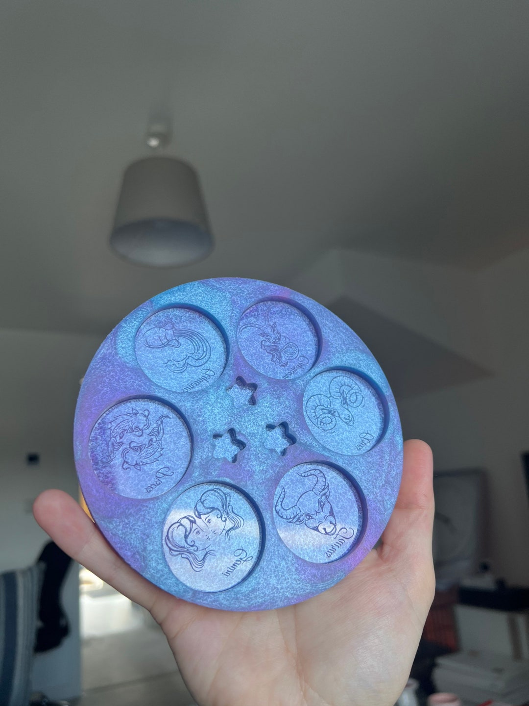 1.5 Inch Zodiac Star Sign Palette Set 1 Silicone Mould - Etsy