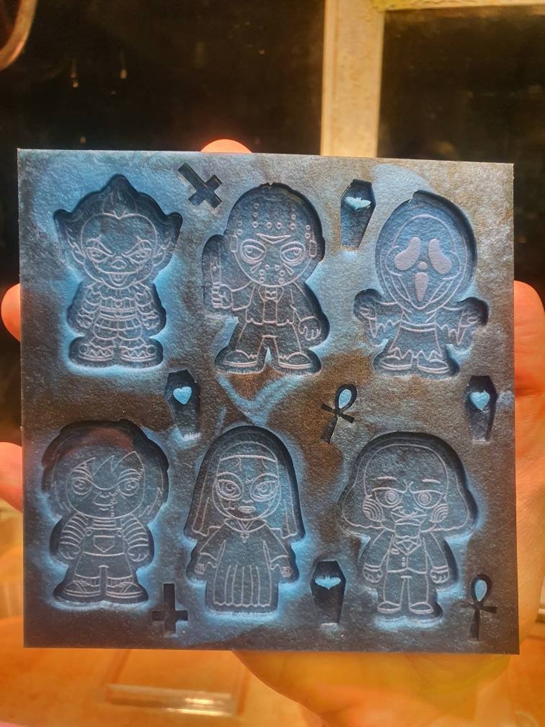 2 Inch Horror Pallette Set 1 Silicone Mould - Etsy