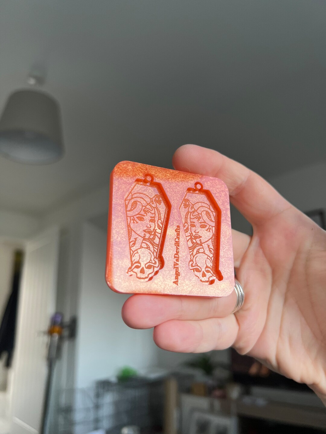 2 Inch Snake Lady Coffin Silicone Mould - Etsy