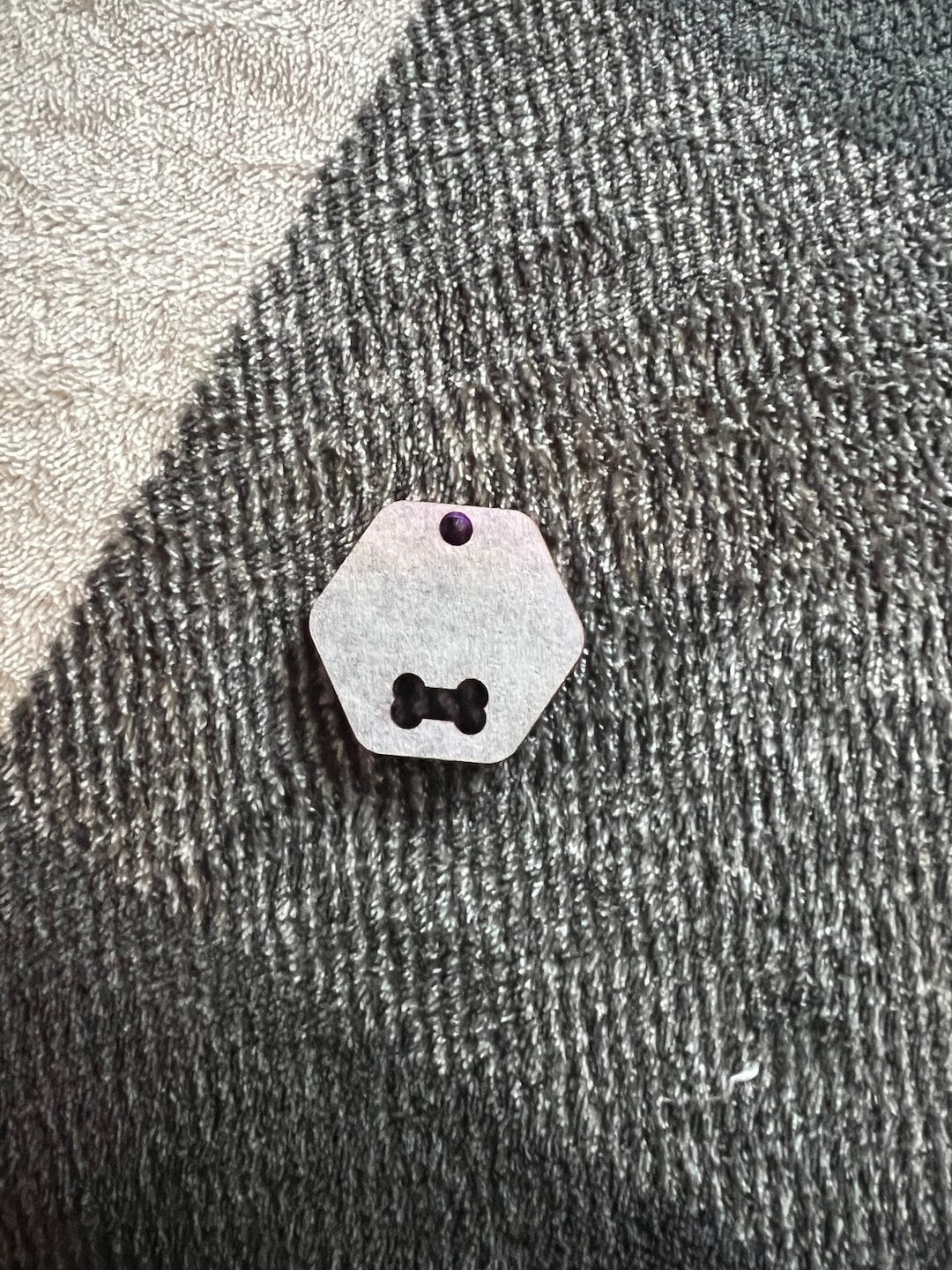 1.5 Inch Bone Hexagon Tag Acrylic Blank for Mould Making - Etsy