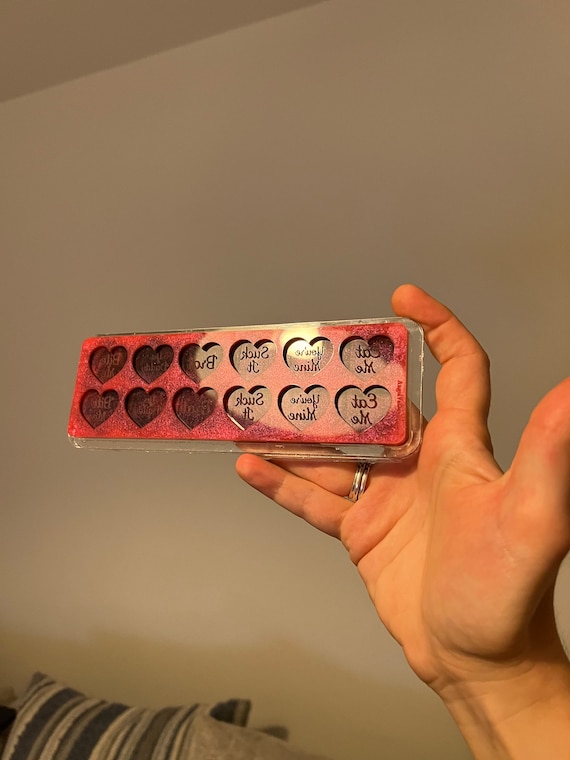 1 Inch Rude Love Hearts Silicone Mould Set 2 - Etsy