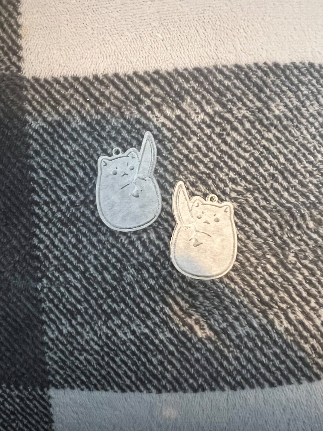 1.5 Inch Stabby Cat Acrylic Blanks for Mould Making - Etsy