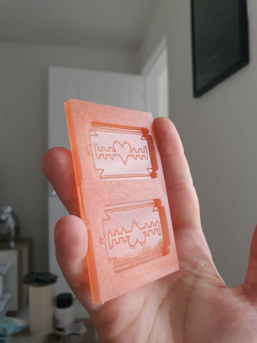 2 Inch Heart Razor Blades Silicone Mould - Etsy
