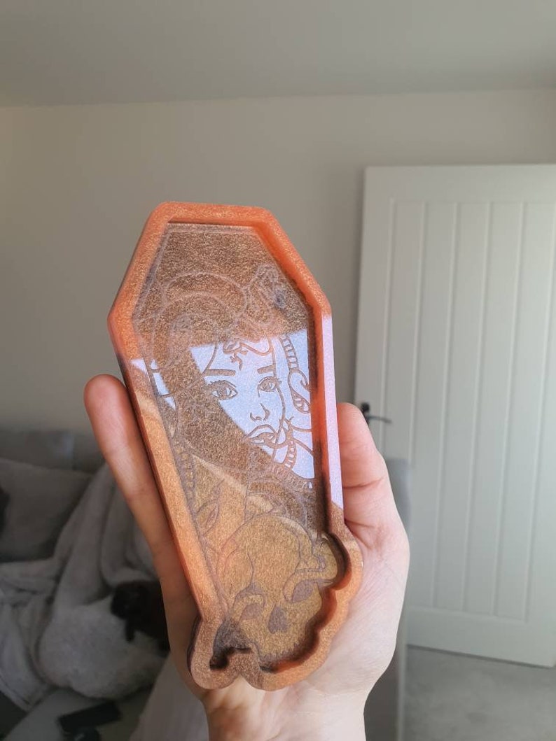 6 Inch Snake Lady Coffin Silicone Mould - Etsy