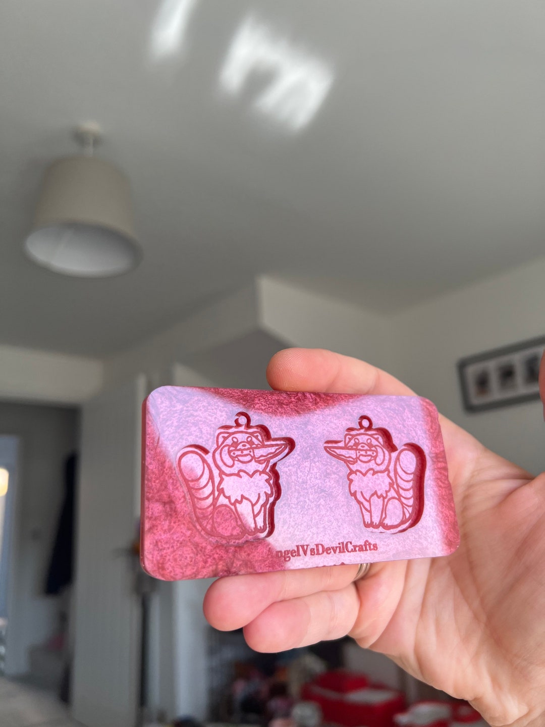 1.5 Inch Stabby Red Pandas Silicone Mould - Etsy UK