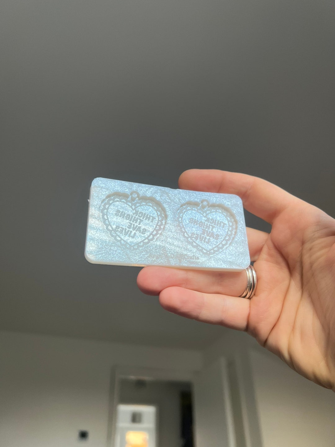 1.5 Inch Thick Thighs Save Lives Hearts Silicone Mould - Etsy