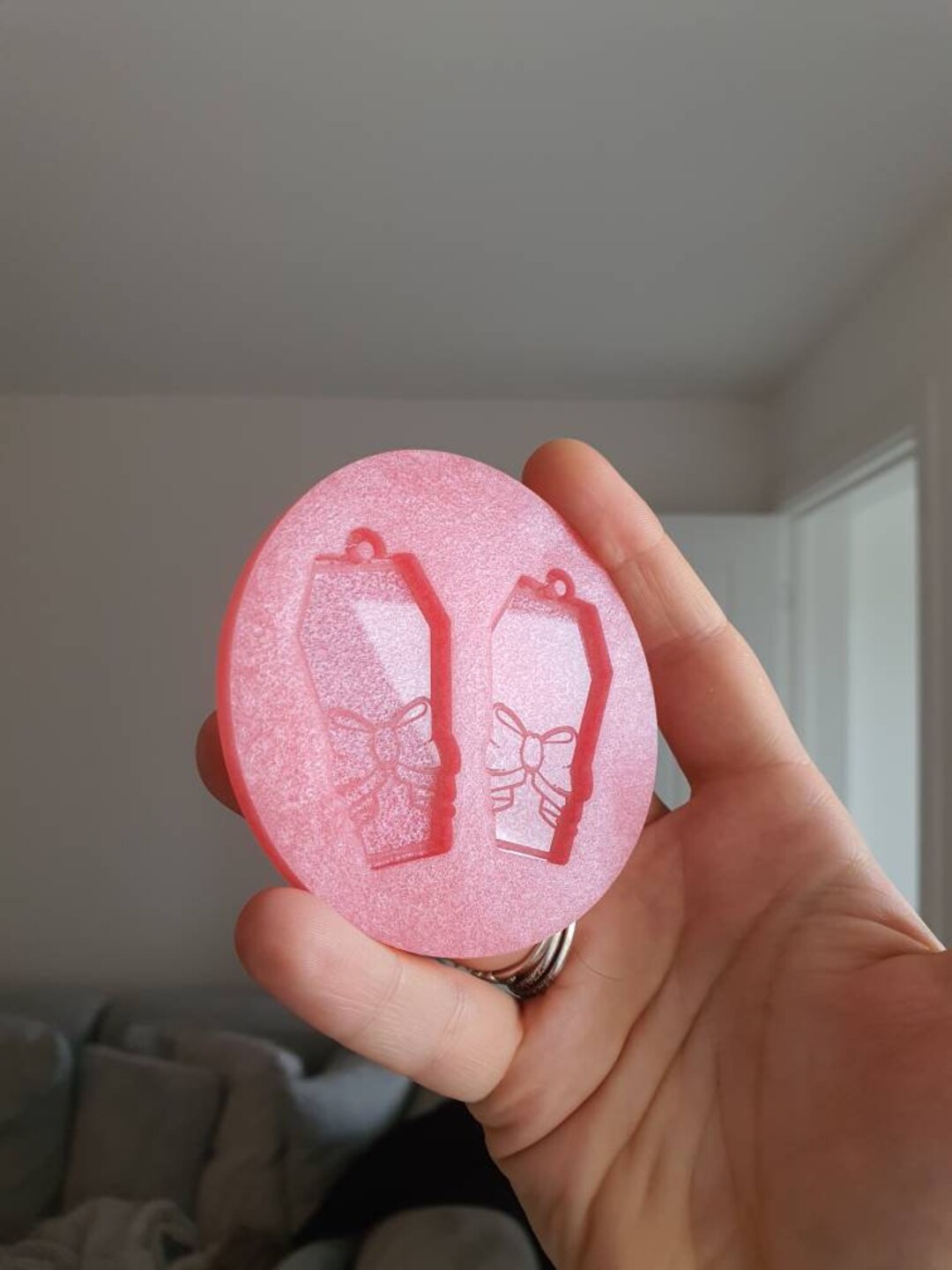 2 Inch Bow Coffins Silicone Mould - Etsy