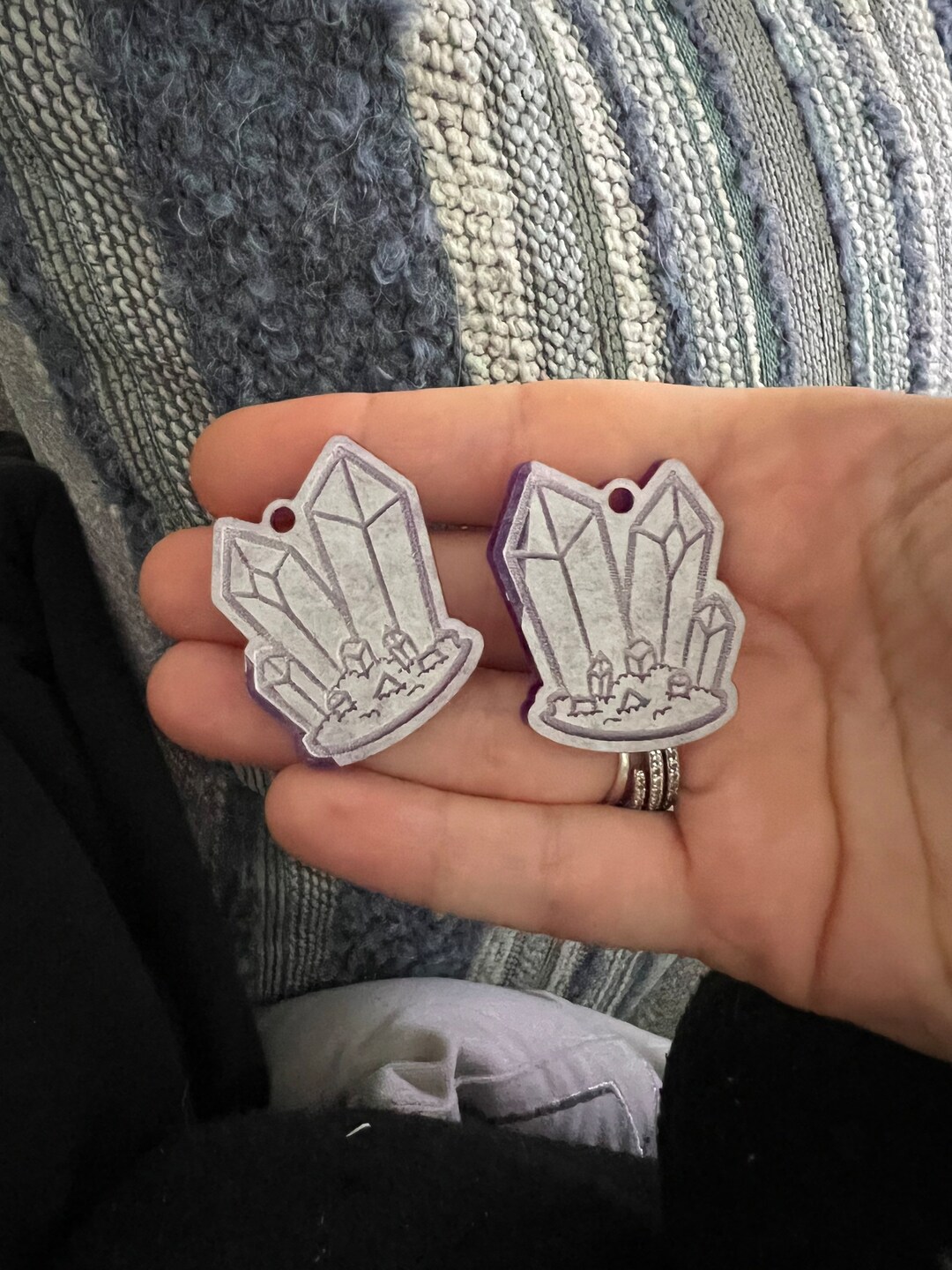 1.5 Inch Crystal Cluster Acrylic Blanks for Mould Making - Etsy